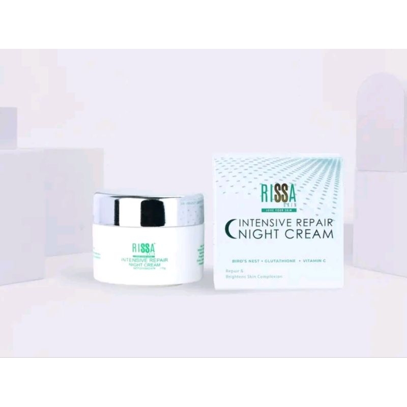 RISSA SKIN : INTENSIVE REPAIR NIGHT CREAM 15GM ( WHITENING & REPAIRING ...