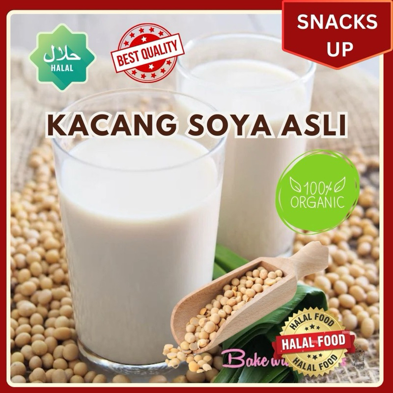 SNACK UP Soya Bean Kacang Soya Asli /Soya Homemade/Taufu Fa | Shopee ...