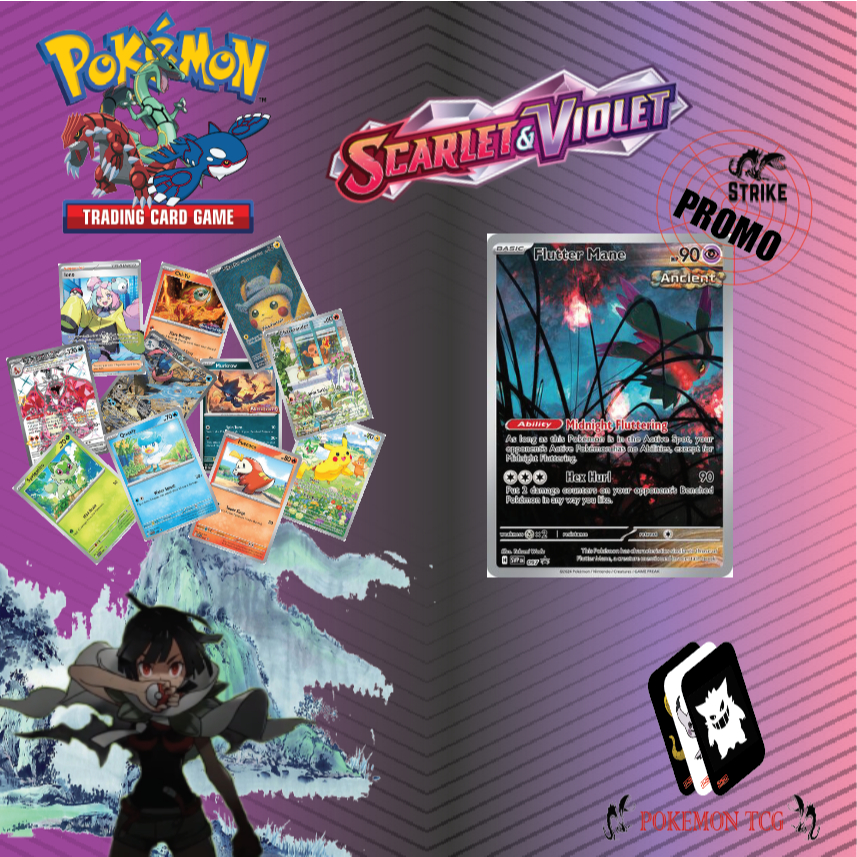 Pokemon Promo Card - Flutter Mane SVP097 Temporal Force Rift SV05 | Shopee Malaysia