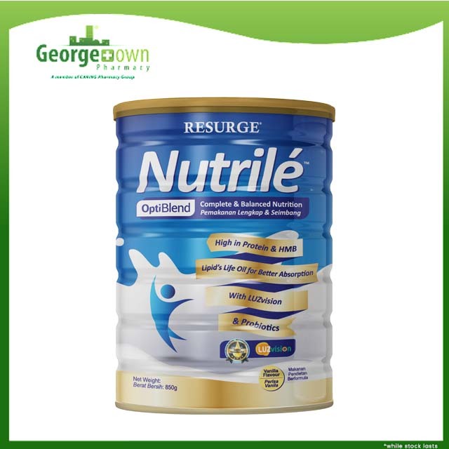 RESURGE NUTRILE 850G (Georgetown Pharmacy) | Shopee Malaysia