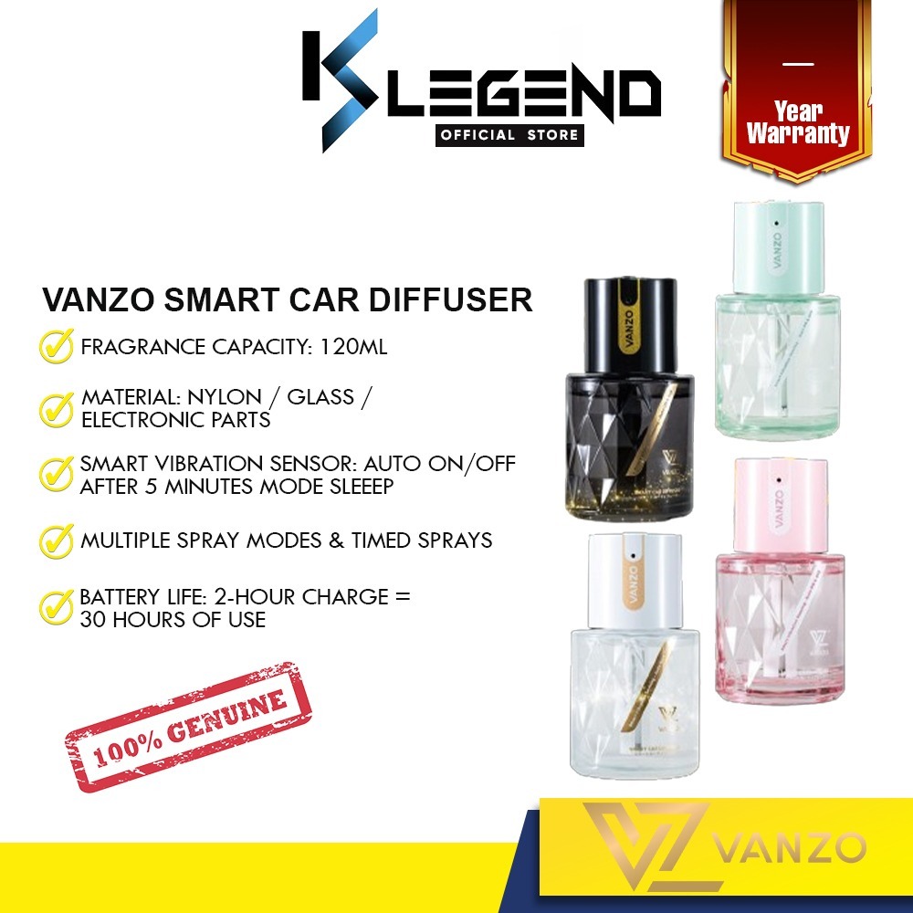 VANZO Smart Car Diffuser (4 Different Scent) | Shopee Malaysia