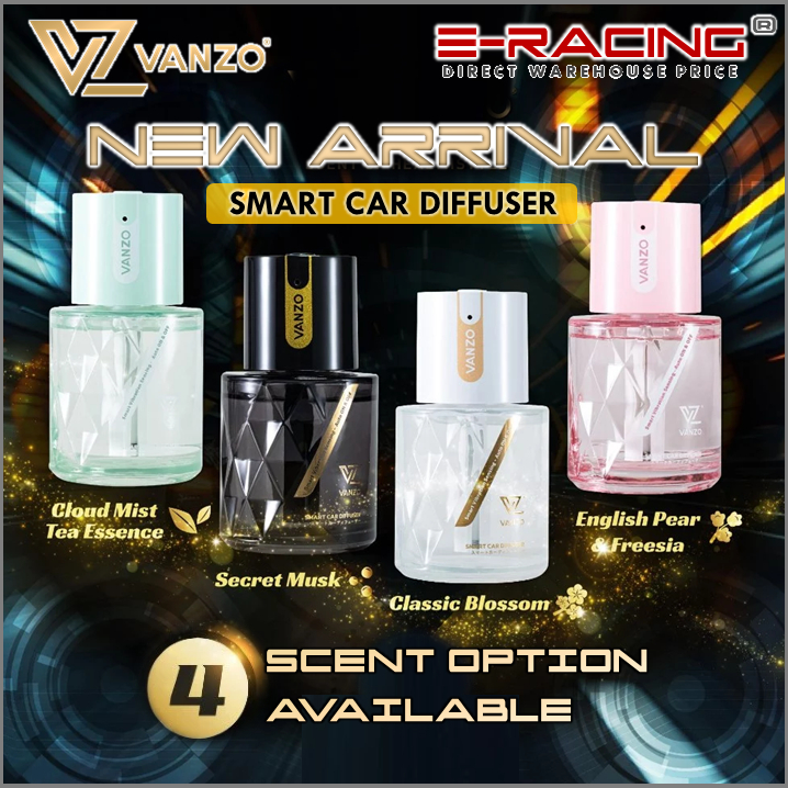 NEW VANZO SMART CAR DIFFUSER CAR HOME PERFUME AIR FRESHENER REFILL ...