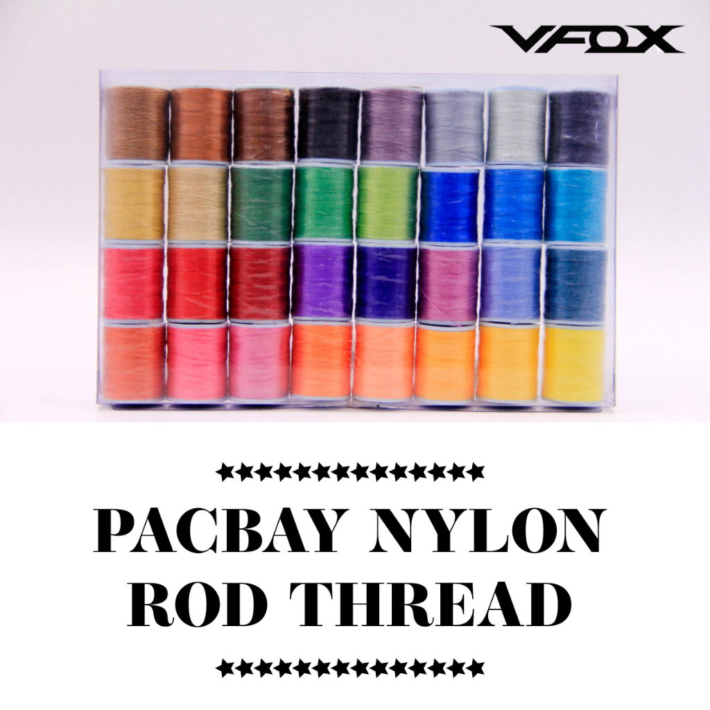 VFOX Nylon Rod Thread Fishing PacBay 100YDS Custom Rod Building and ...