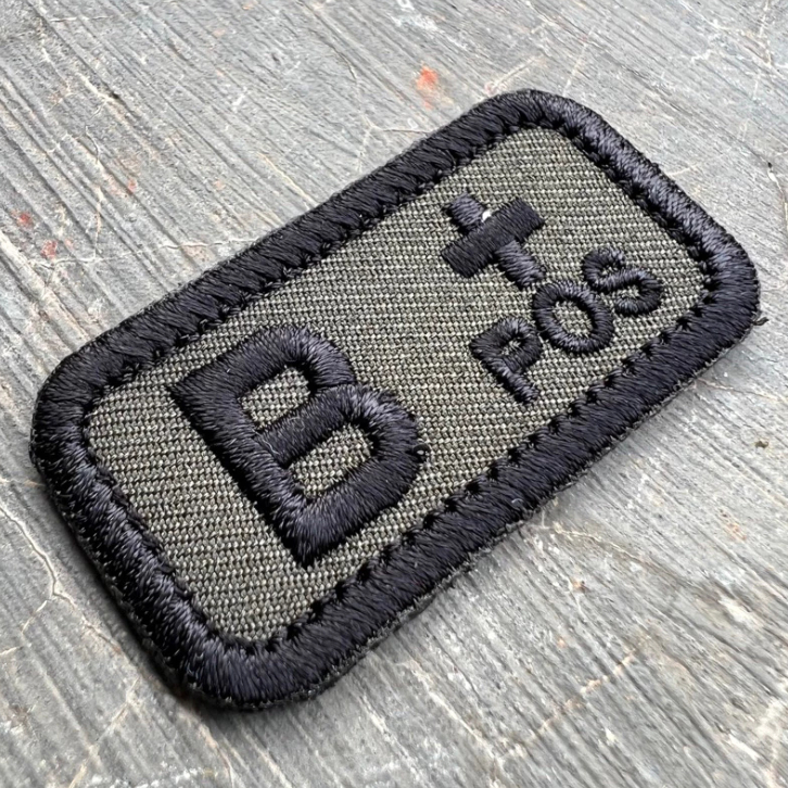 Patch Medical Blood Type Embroidered (3cm x 5cm) - B+ | Shopee Malaysia