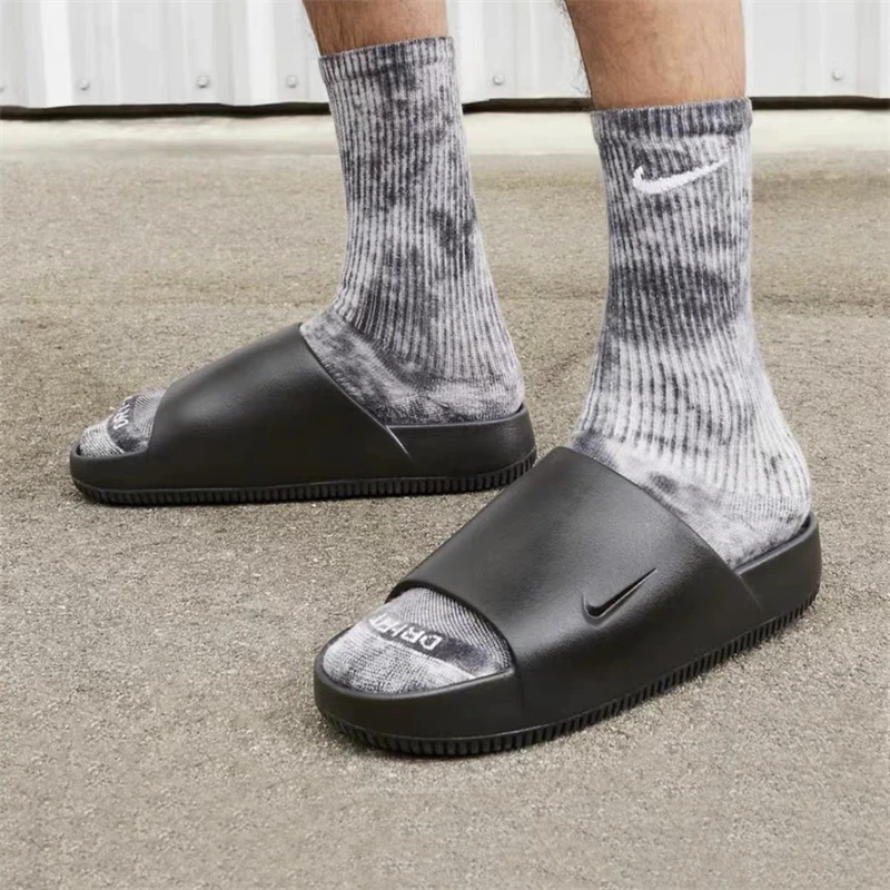NIKE Calm Slide Men's and Women's Soft Waterproof Home Sports Slippers ...