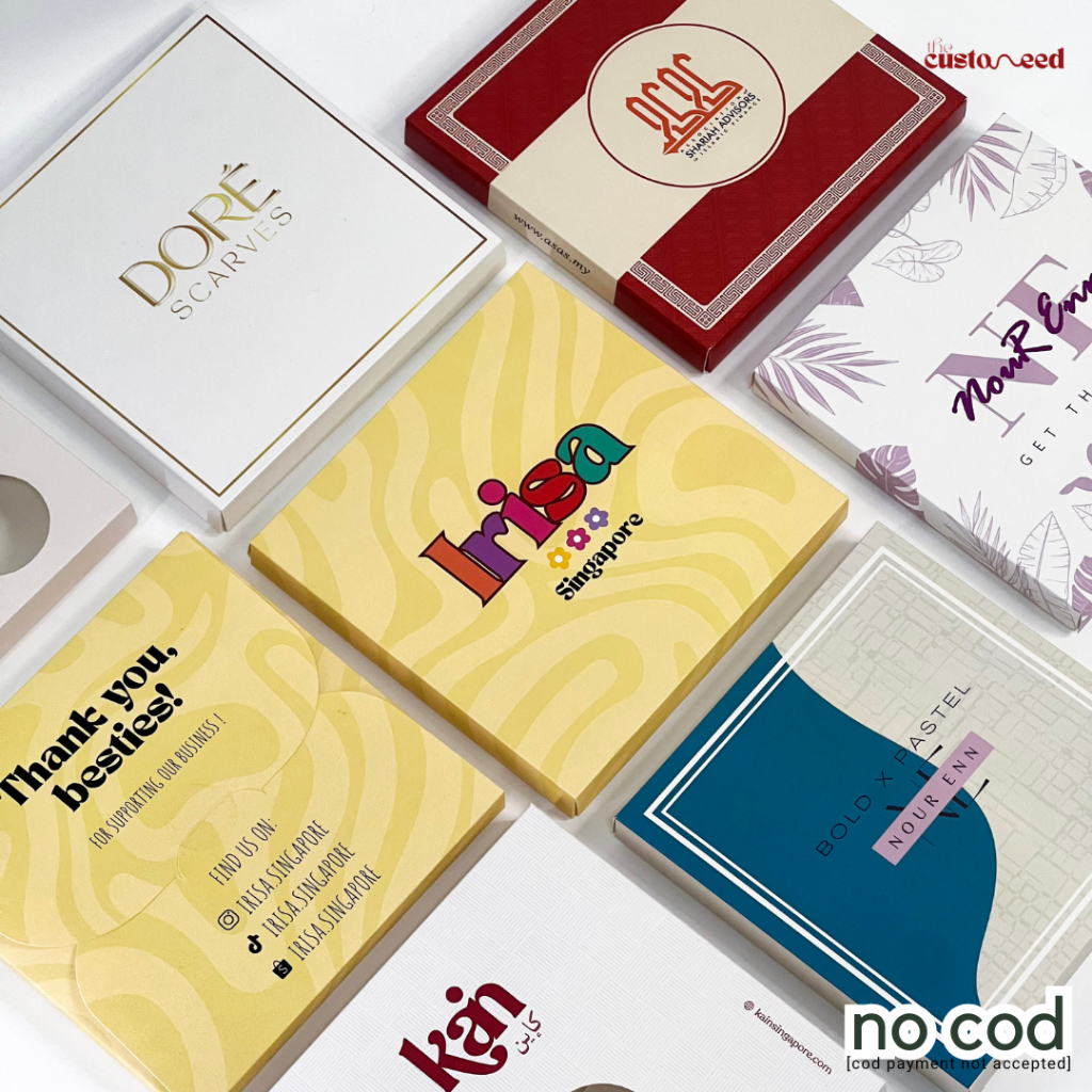 CUSTOM: 50PCS Colourful Envelope Box [NO COD] | Shopee Malaysia