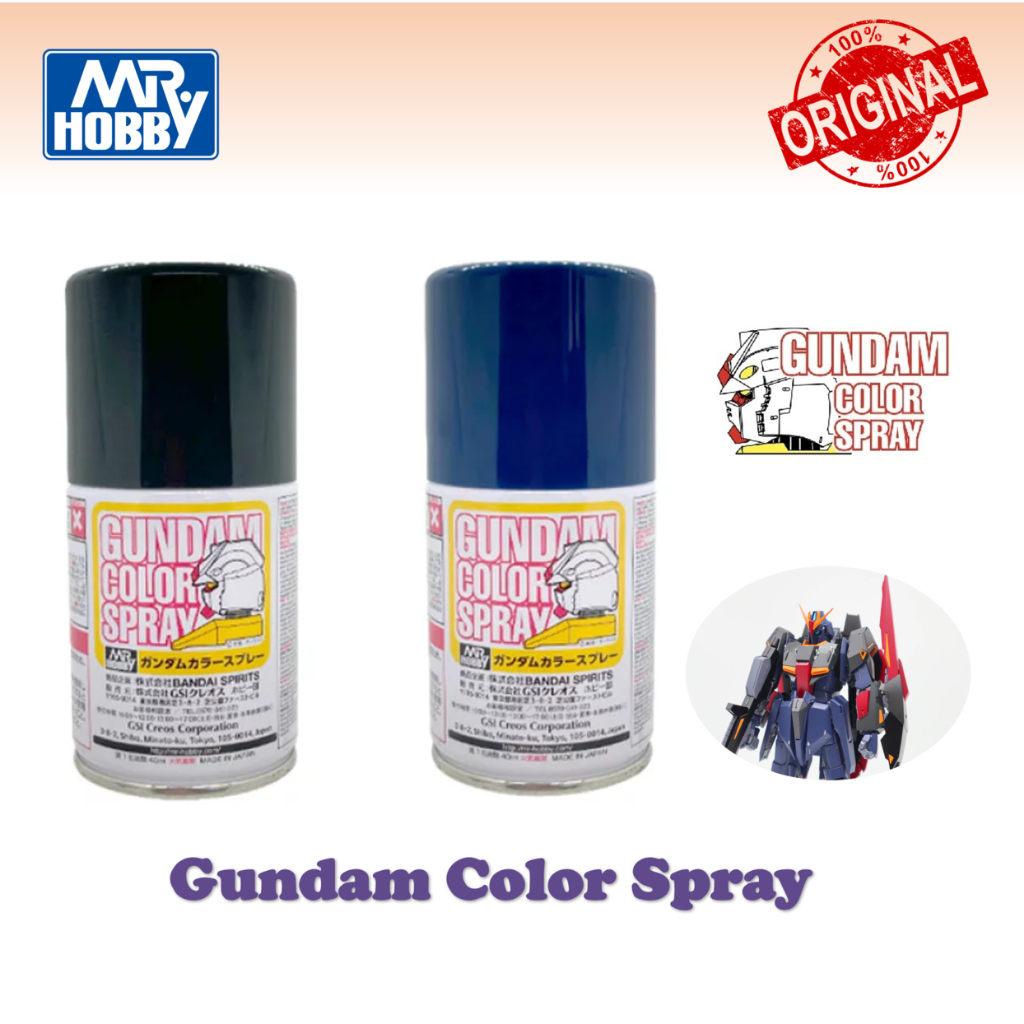 Mr Hobby Gundam Color Spray SG16 SG17 Gunpla Special Titans Blue 1 Blue ...