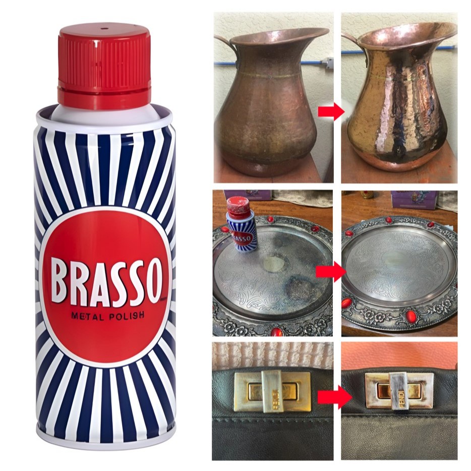 Brasso 400ml 200ml 100ml Metal Polish Handbag Copper Stainless Steel ...