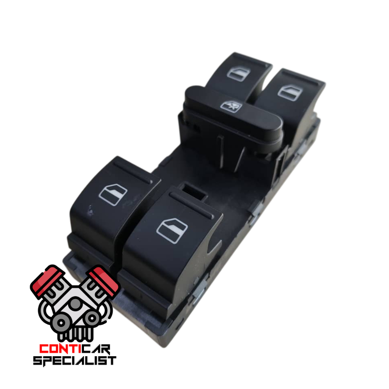 1K4959857B POWER WINDOW MAIN SWITCH RIGHT SIDE FOR VW GOLF GTI JETTA PASSAT POLO TOURAN VENTO ...
