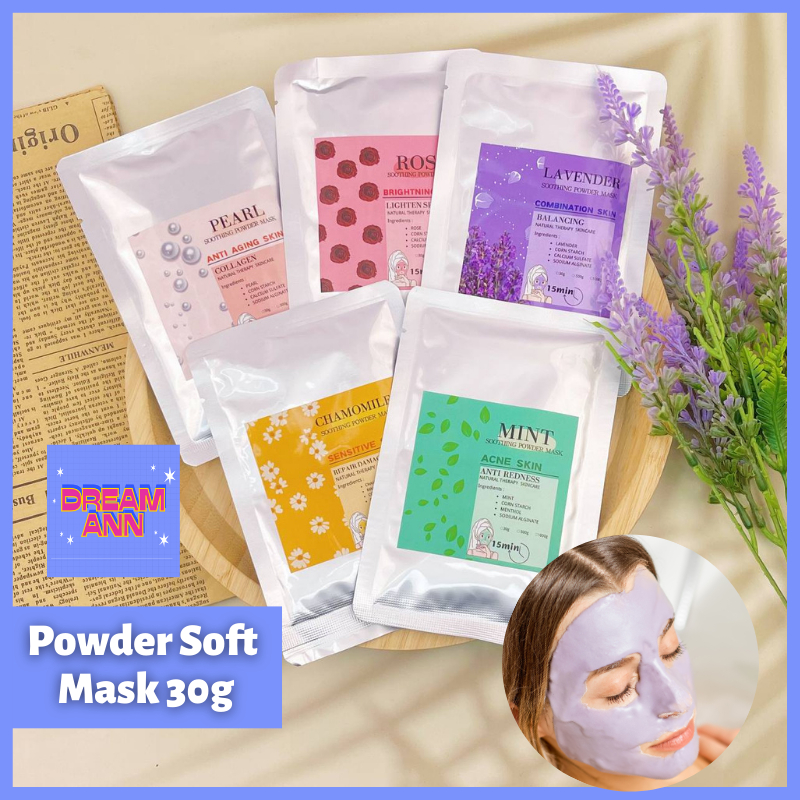 【READY STOCK】 Rubber Mask for Facial / HomeUse Peel Off Powder/ Powder ...