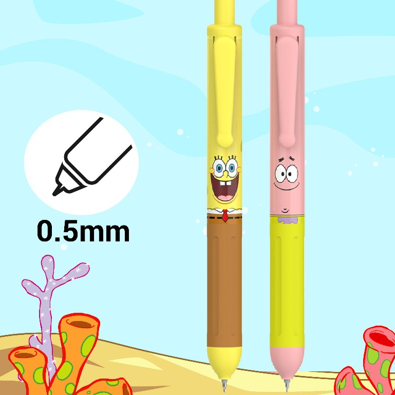 2pc Set 0.5mm Deli SpongeBob SquarePants Patrick Star Series Graphic ...