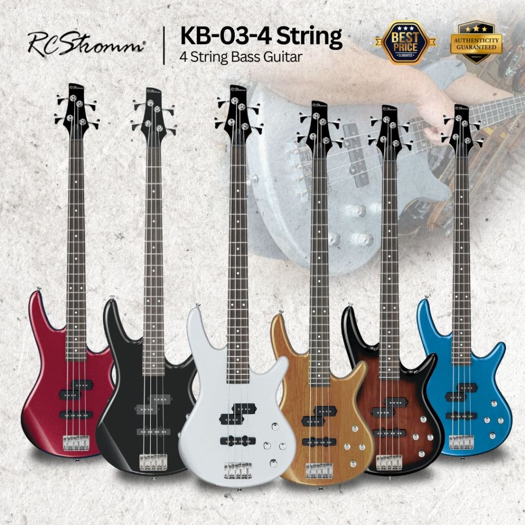 4 String / 5 string Ibanez Shape Design | RCStromm brand Bass Guitar (KB-03 / KB03) | Shopee ...