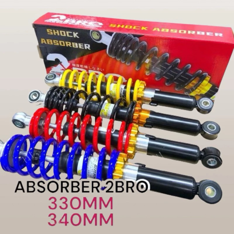 ABSORBER ADJUSTABLE 2BRO EX5 RXZ KRISS WAVE125 SRL110 FUTURE DASH 330MM ...