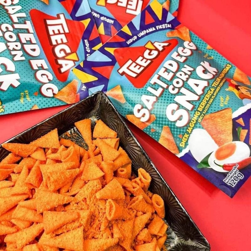 Teega Salted Egg Corn Snack | Shopee Malaysia