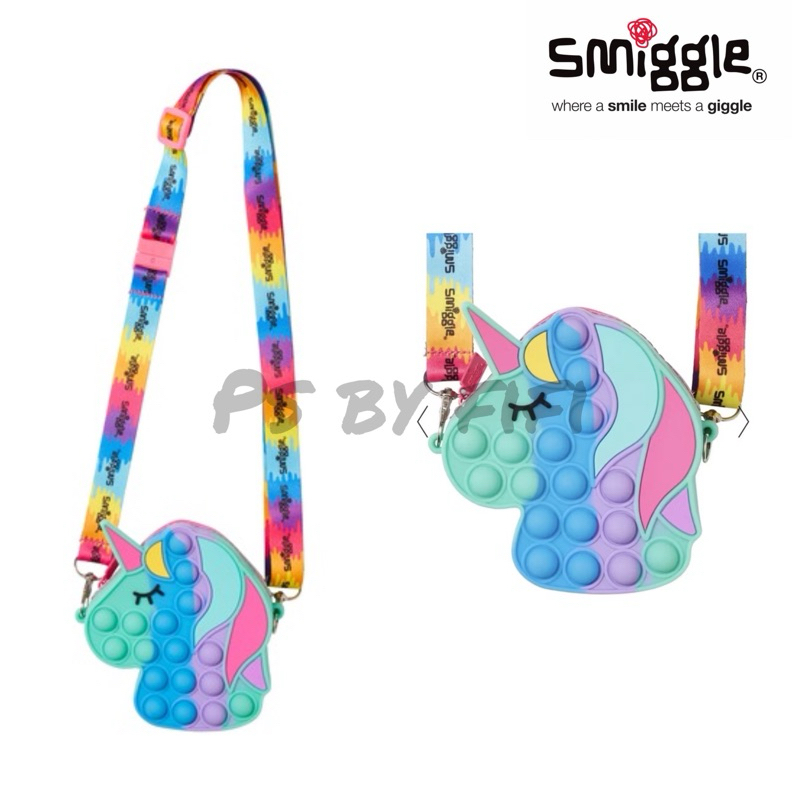 100% SMIGGLE ORIGINA Popem Popit Poppies Unicorn Purse With Strap READY ...