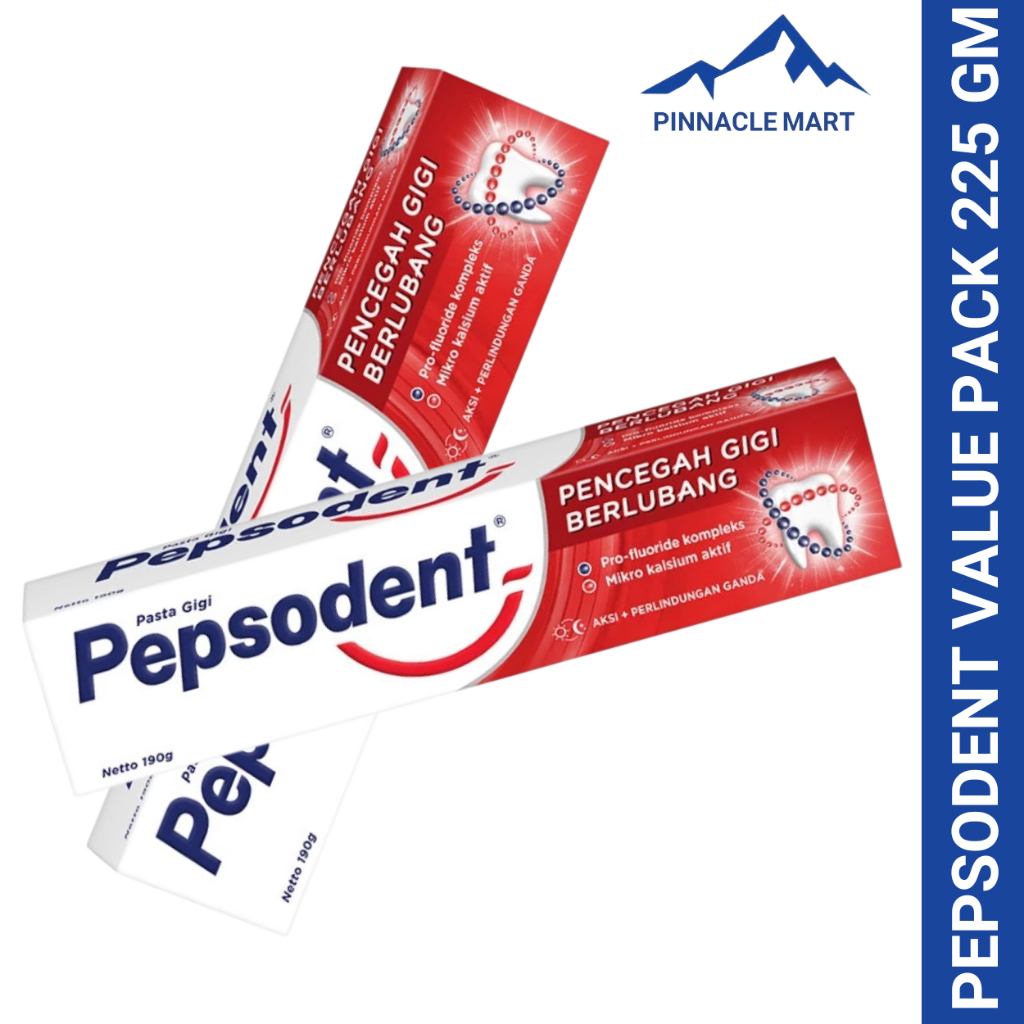 PEPSODENT TOOTHPASTE VALU PACK ANTI CRAVITY 225 GM | Shopee Malaysia