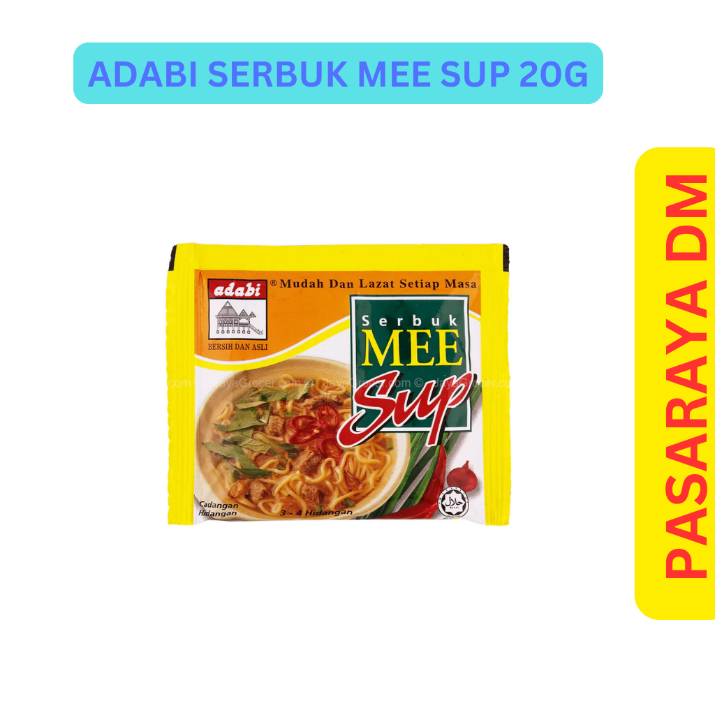 Adabi Serbuk Mee Sup 20G ( ADABI MEE SOUP POWDER 20G) | Shopee Malaysia