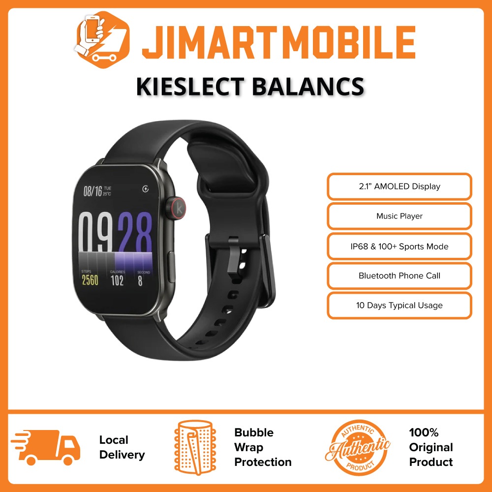 Kieslect Balancs Smart Watch 2.1-inch AMOLED Display | Bluetooth ...