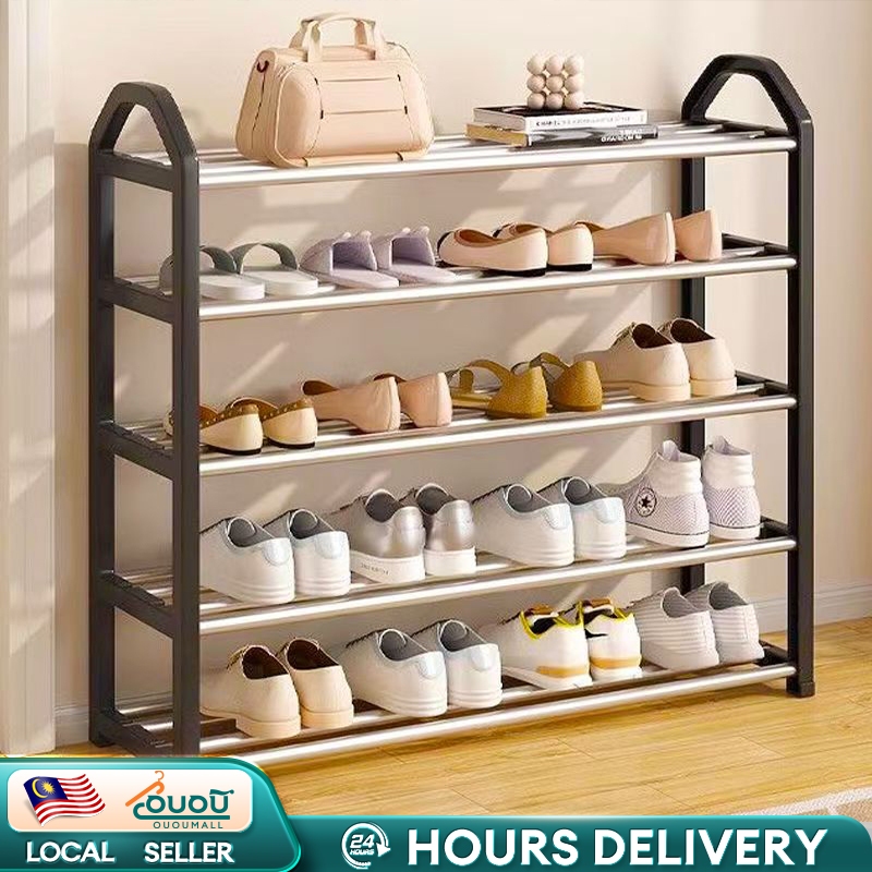 4 Tier Shoe Rack / Rak Kasut 4 Tingkat / DIY Space Saving Shoe ...