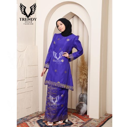 Baju Kurung Cheongsam +sekali veilCotton 100% / Wanita set songket ...