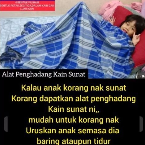 Diy Alat Penghadang Kain Sunat / Alat Sunat / Seluar Sunat / Selur ...