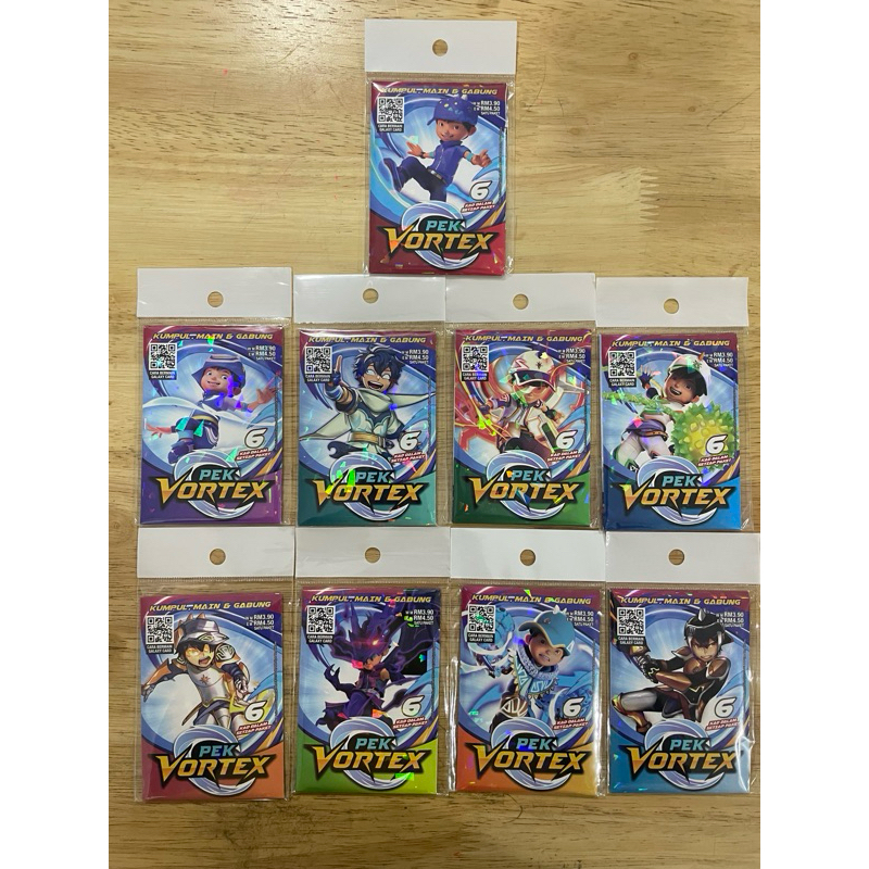 BOBOIBOY VORTEX CARD (VERSI SAMPUL) | Shopee Malaysia