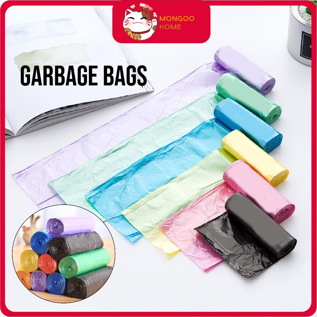 Mongoo Home Colorful Plastic Bag Durable Garbage Bag Plastic Sampah ...