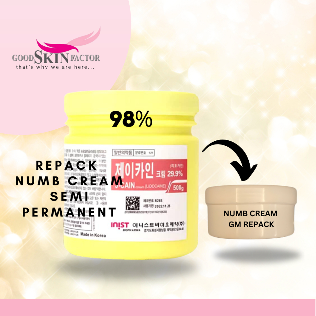 Numb Cream Repack Semi Permanent | Shopee Malaysia