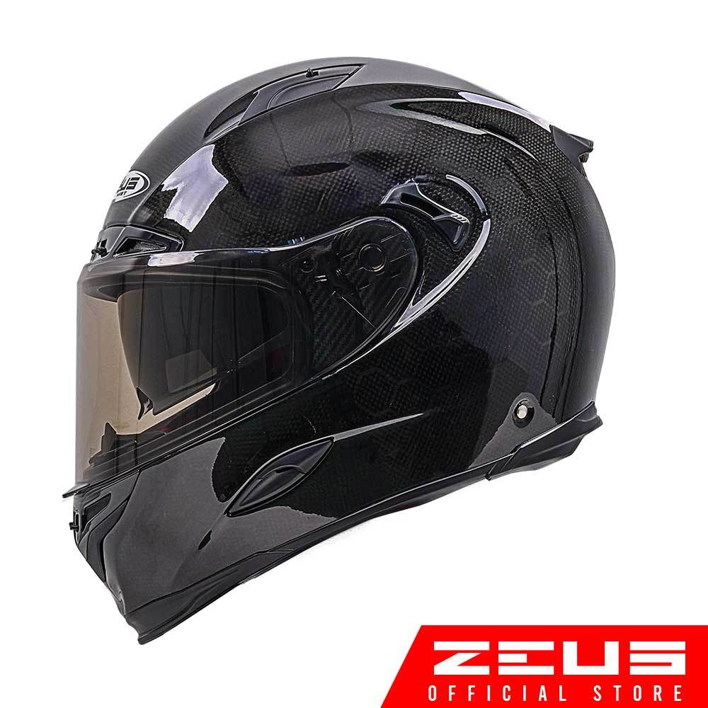 ZEUS HELMETS ZS 1800 100% CARBON | Shopee Malaysia