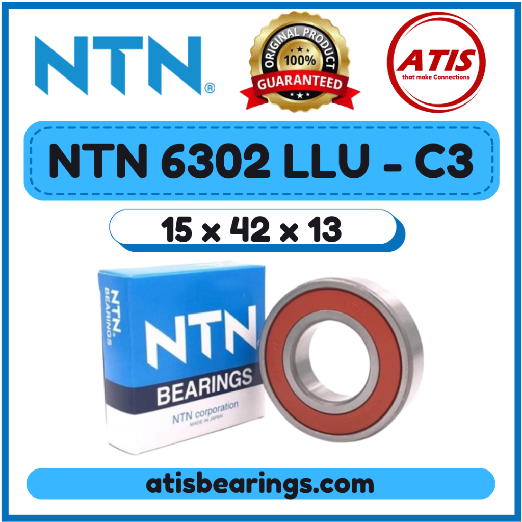 NTN 6302 LLU C3 PROTON Saga / Iswara / LMST Front Absorber Mounting ...