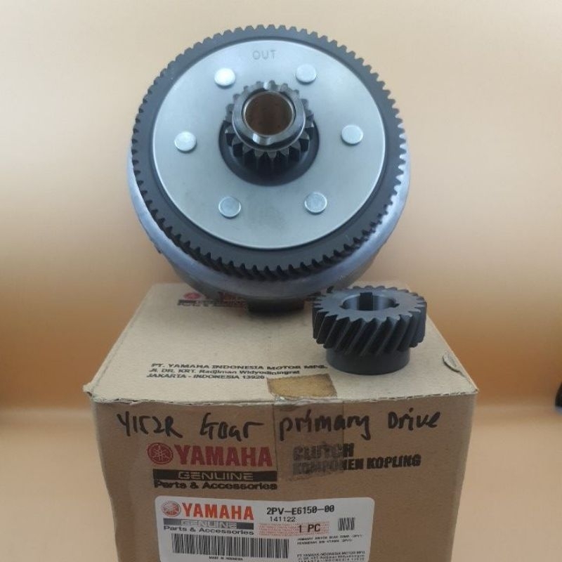 YAMAHA Y15 PRIMARY DRIVEN GEAR & PRIMARY GEAR STD 24T (100% ORIGINAL ...