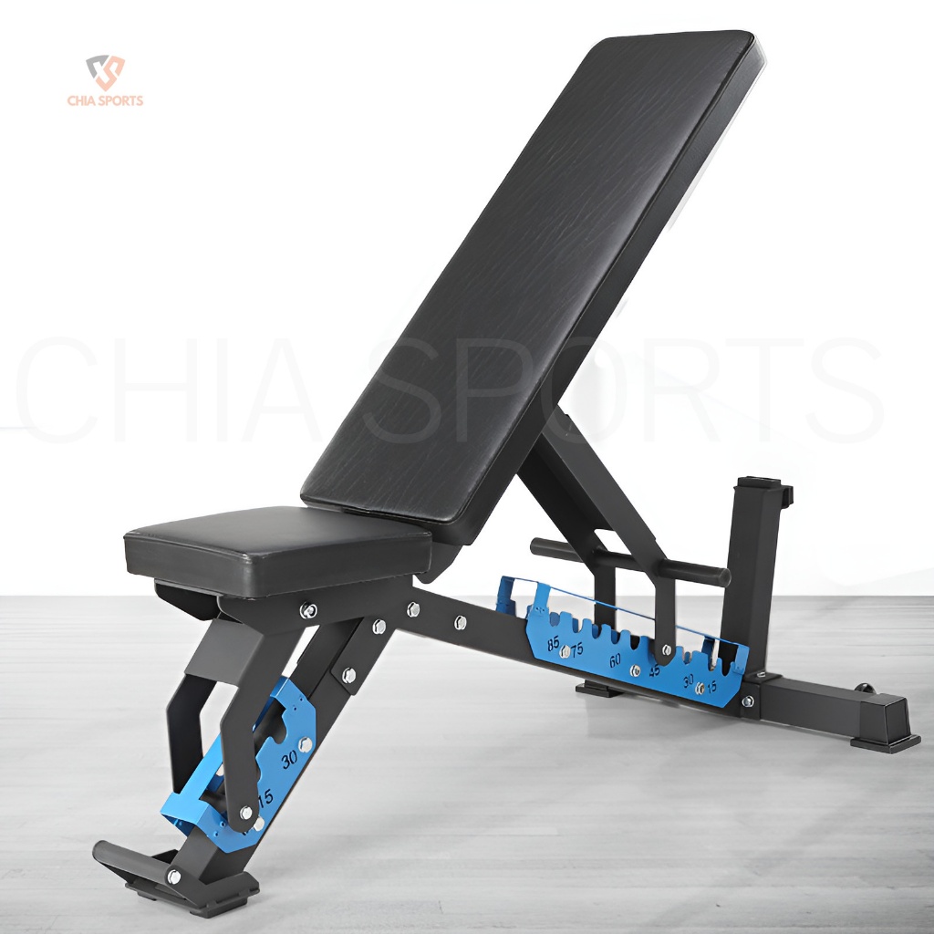 Commercial Adjustable Bench JJ-101 Dumbbell Weight Fitness Chest Press ...