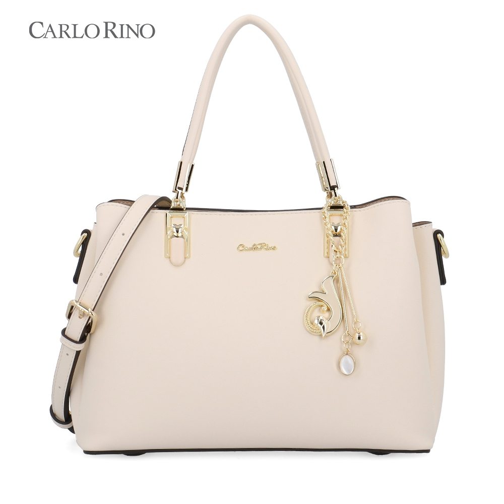 Carlo Rino Miss Carlo Top Handle - Beige | Shopee Malaysia