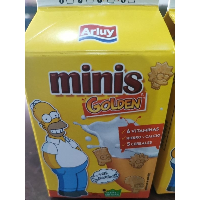 Arluy The SIMPSONS GOLDEN / CHOCOLATE BISCUITS CEREALS BOX 135GM ...