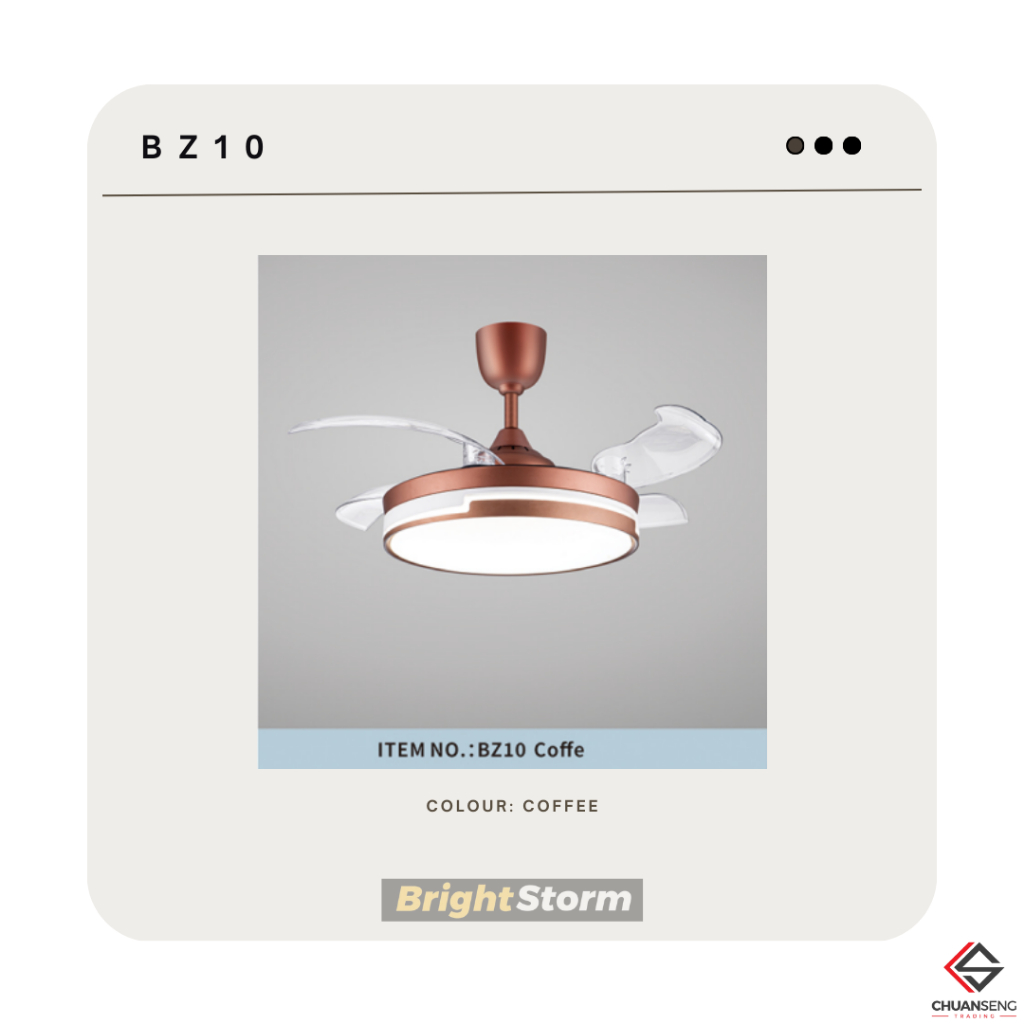 REGAIR BZ10 CEILING FAN 42 (4 BLADES) (16 SPEED REMOTE CONTROL) (62W ...