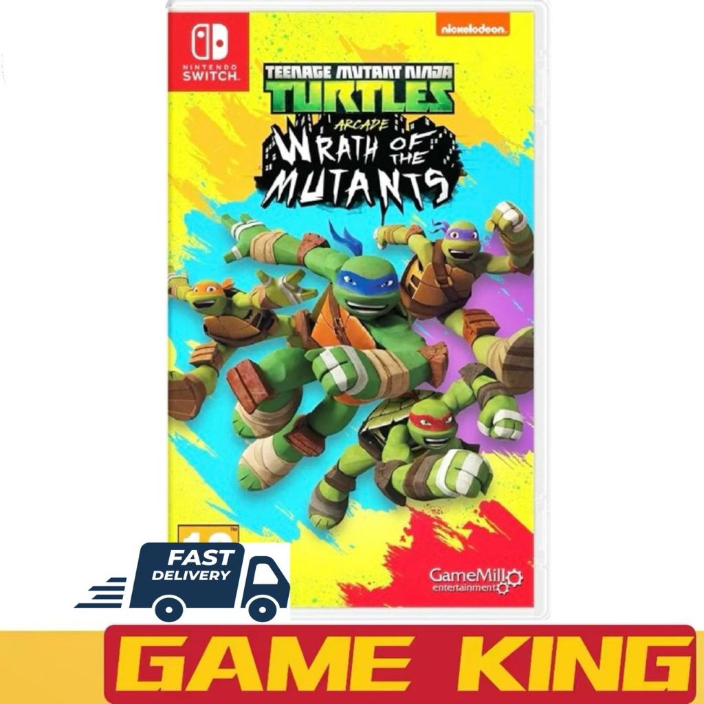 Nintendo Switch Teenage Mutant Ninja Turtles Wrath of the Mutants Eng ...