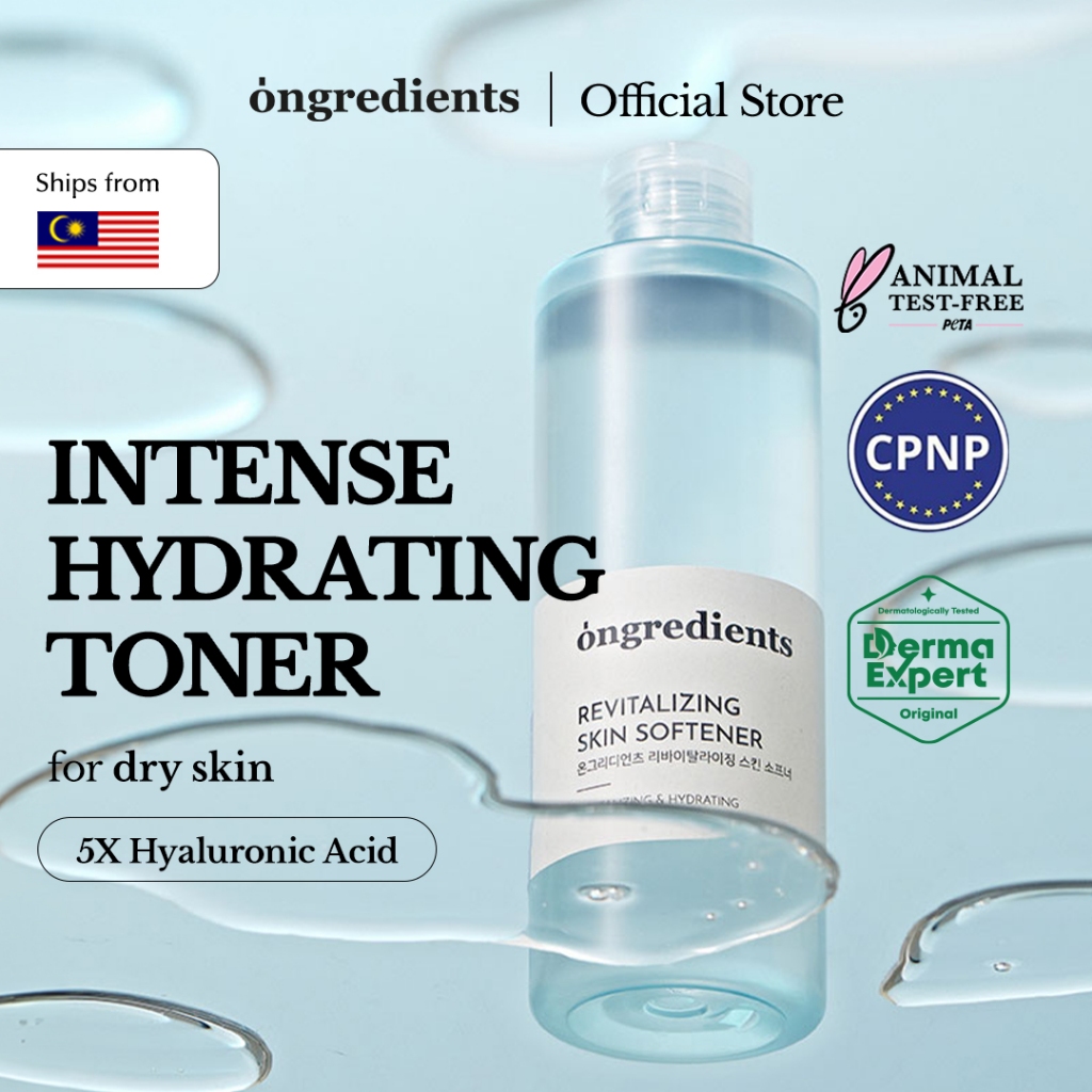 ONGREDIENTS Revitalizing Skin Softener 250ml | Shopee Malaysia