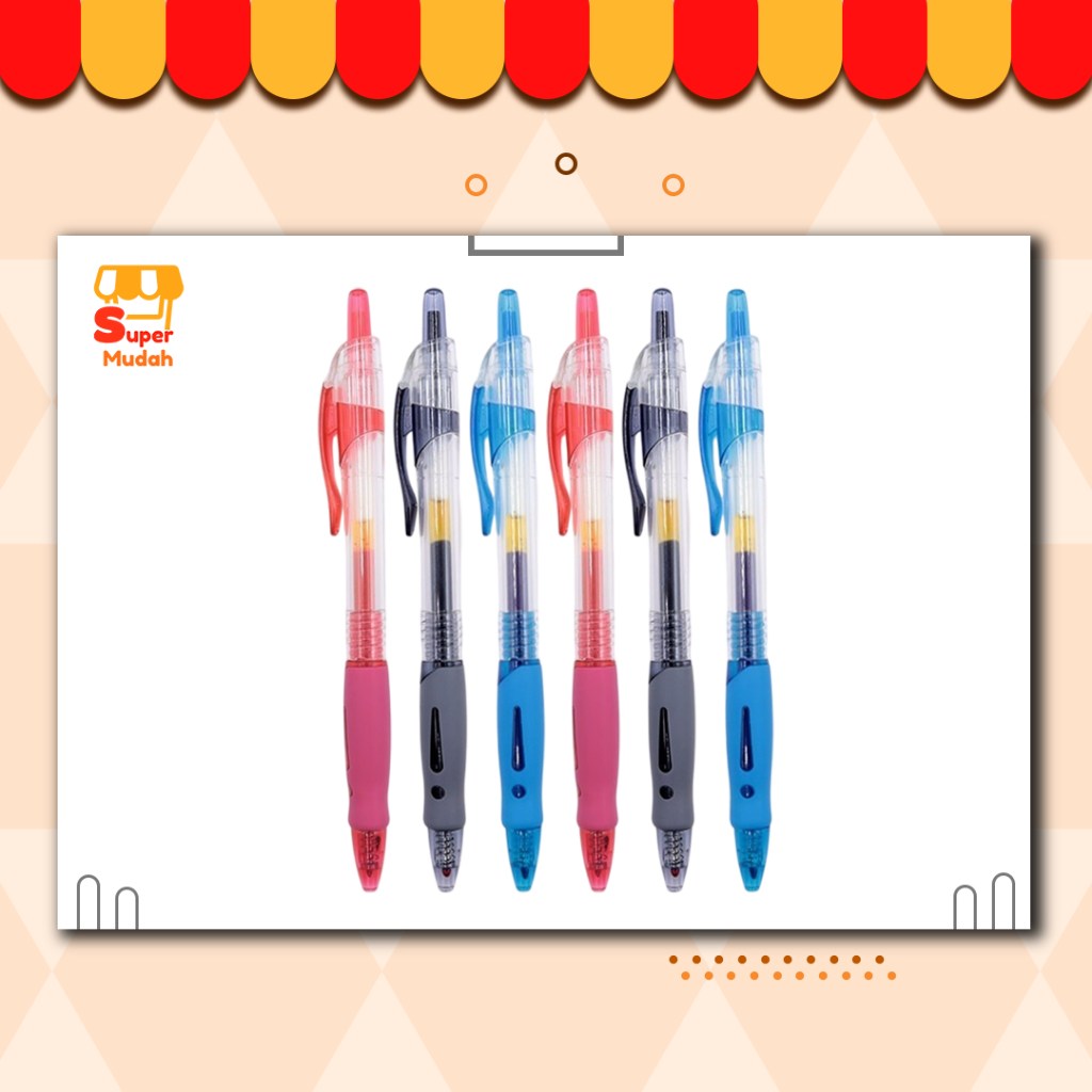 Pen Dakwat Gel Akhbar Klasik 0.5mm Pen Tandatangan Peluru Pen Fountain ...