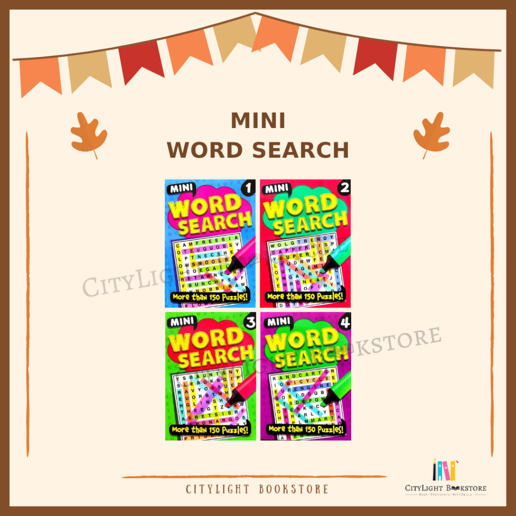 [CITYLIGHT] Word Search: Mini Word Search More Than 150 Puzzles -Mind ...