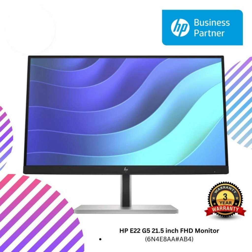 HP E24 G5 23.8 inch FHD Monitor (6N6E9AA#AB4) | Shopee Malaysia