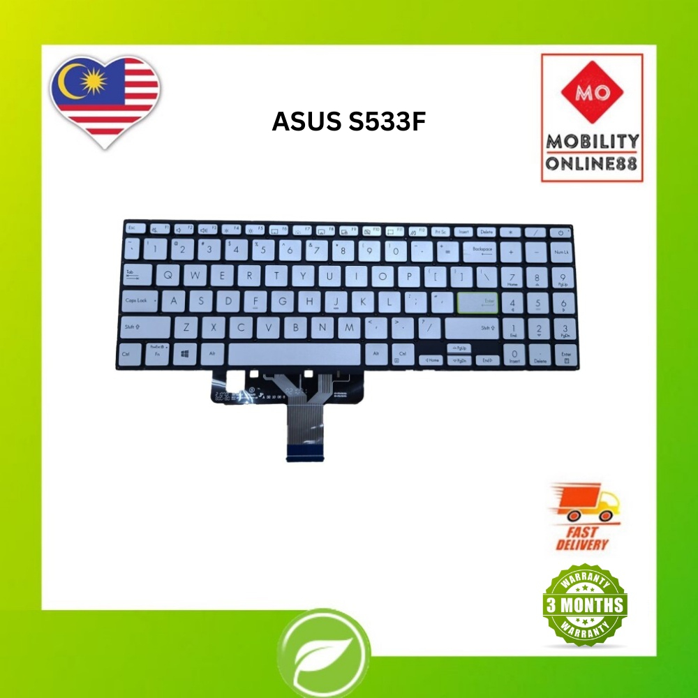 Asus S533F S533 S533E Backlight Laptop Keyboard | Shopee Malaysia