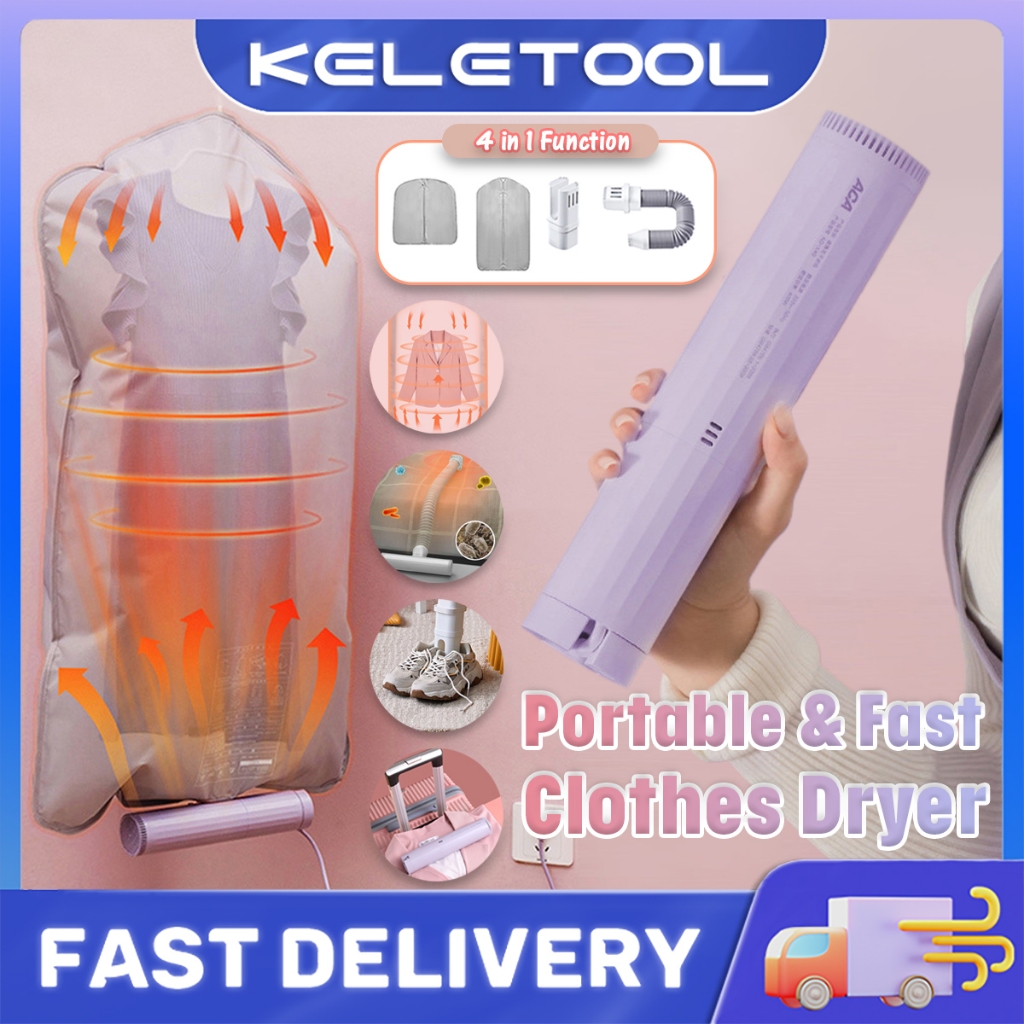 Mini Clothes Dryer Portable Shoe Dryer Multi-function Quick Drying ...