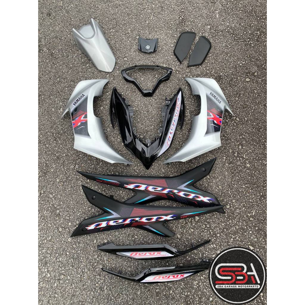 COVERSET BODYSET NVX 155 NVX155 V2 YAMAHA METALIC BLACK MSI MS1HITAM ...