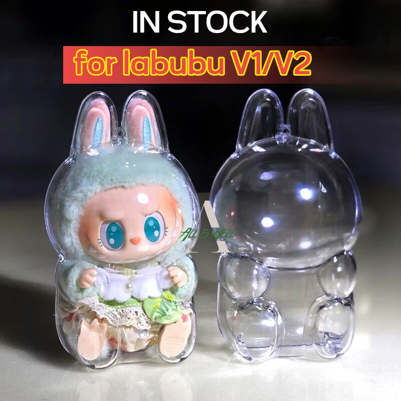 (Local Stock) Labubu Cola/V2/V1 Case Transparent Protective Acrylic ...