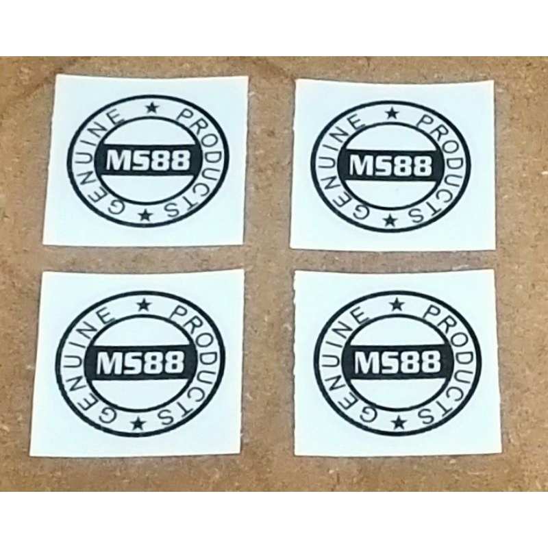 Sticker Bulat transparent (Custom) ms88 (Beli 10 - 1pcs RM5) | Shopee ...