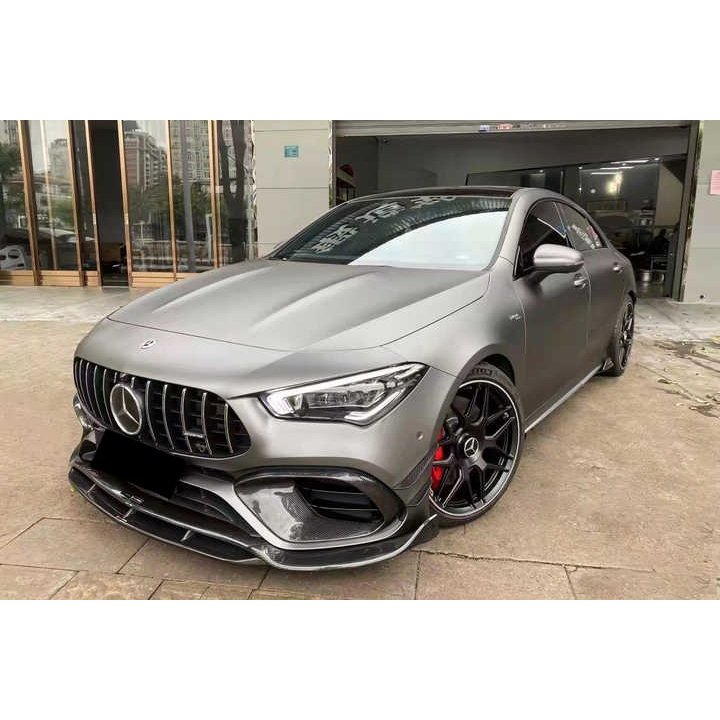 Mercedes W118 CLA 45 TK Front Lip Gloss Black M1163 | Shopee Malaysia