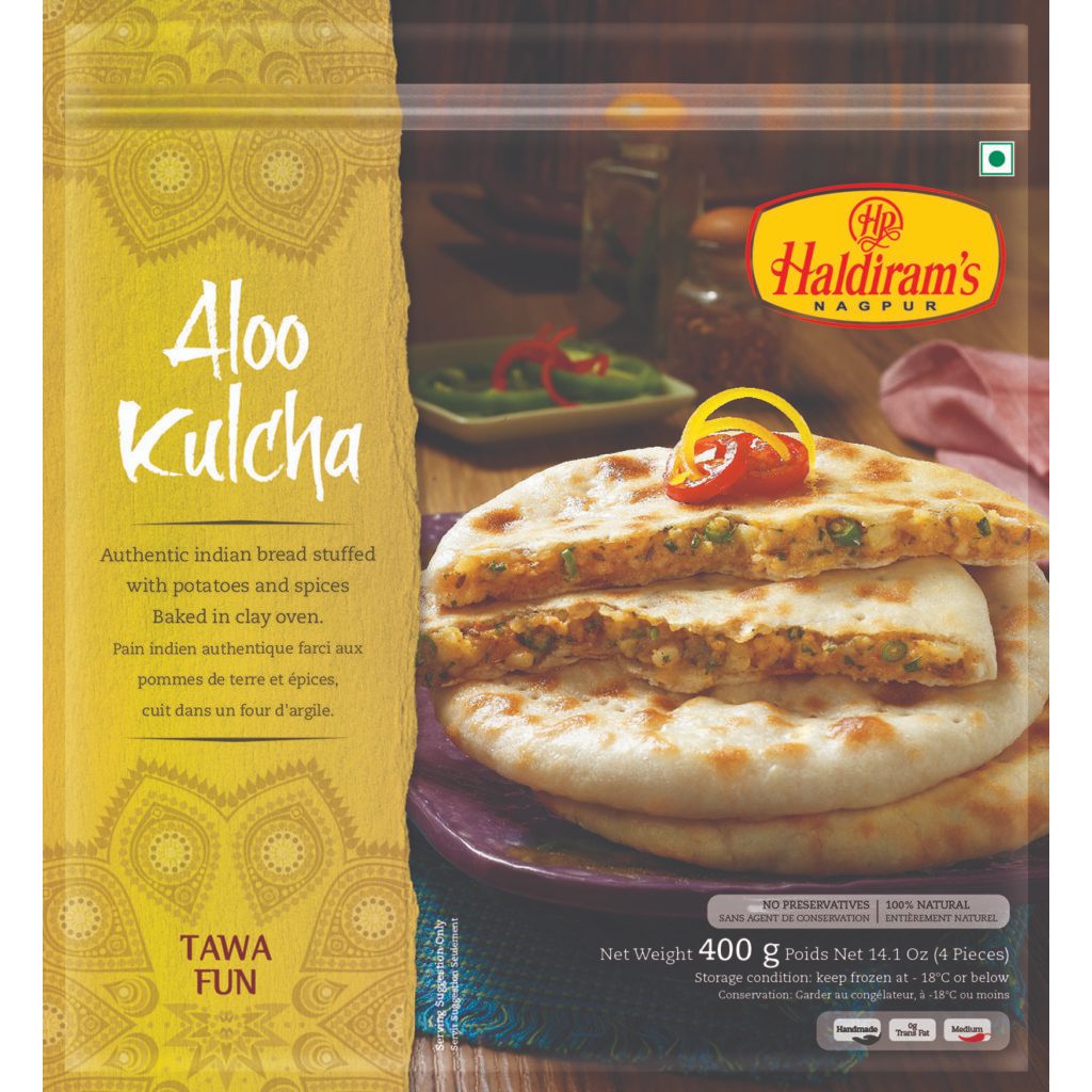 Haldiram Aloo Paratha 400g /Alu Kulcha - 400g/ Aloo Paratha 1.2kg ...