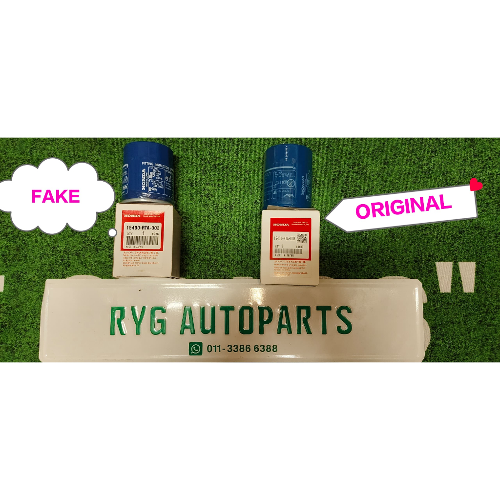 ORIGINAL HONDA OIL FILTER 15400-RTA-003 MADE IN JAPAN | Shopee Malaysia