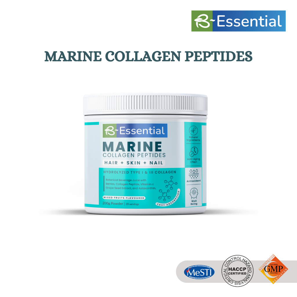 B-Essential Marine Collagen Peptide Powder (200g) | Skin Collagen ... B-Essential Marine Collagen Peptide Powder (200g) | Skin Collagen ...