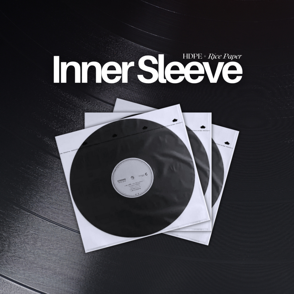 12"/7" Vinyl Record HDPE + Rice Paper Inner Sleeve (Anti-Static ...